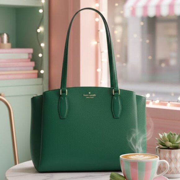 kate spade | Bags | Kate Spade Monet Large Triple Compartment Tote Deep ...